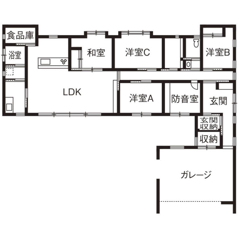 平屋で5LDKの間取り4パターン／敷地面積が広いからこそ活かせる平屋の良さ - 一戸建て家づくりのススメ